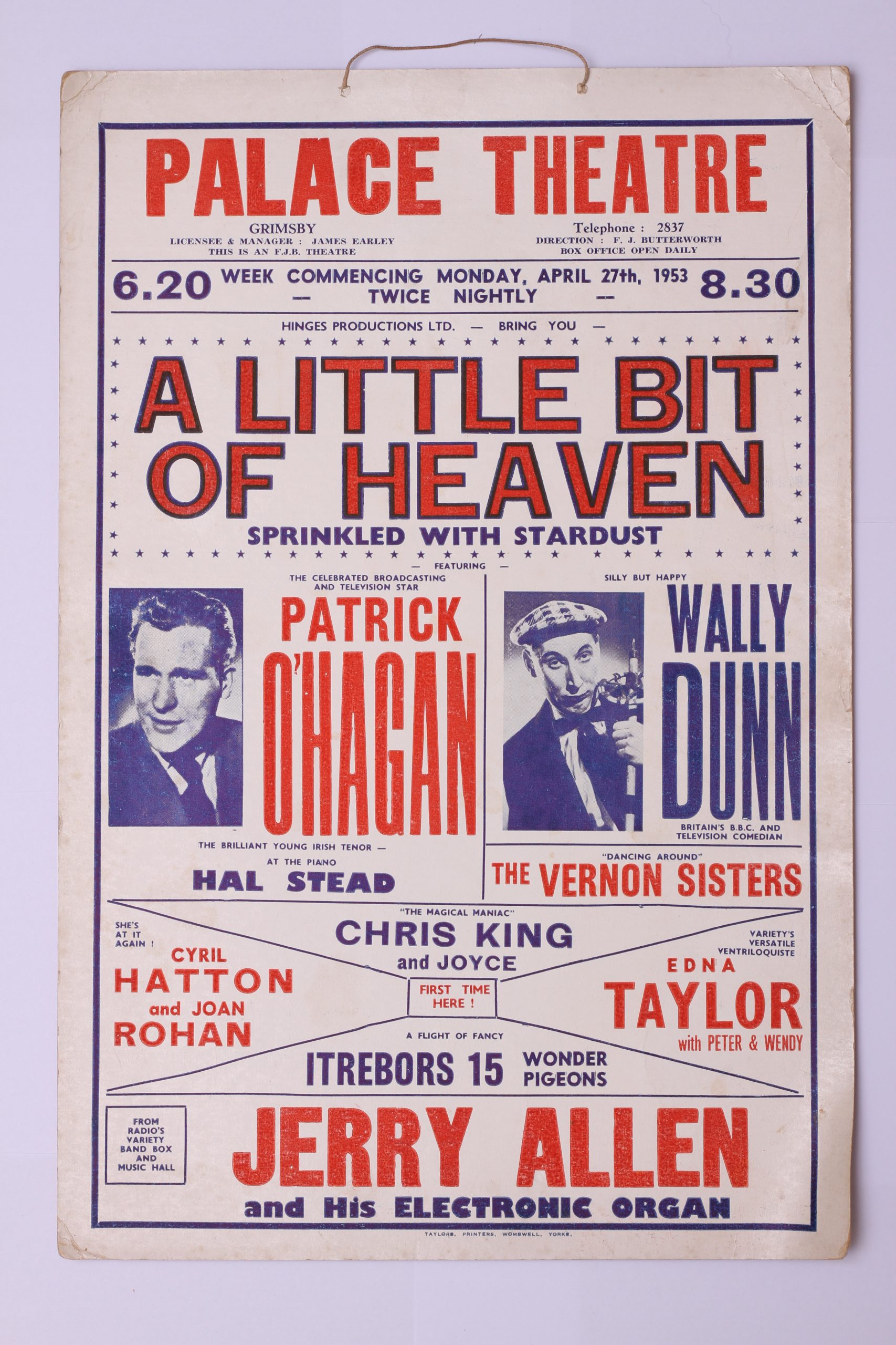 Palace Theatre Show Posters - West Marsh Heritage