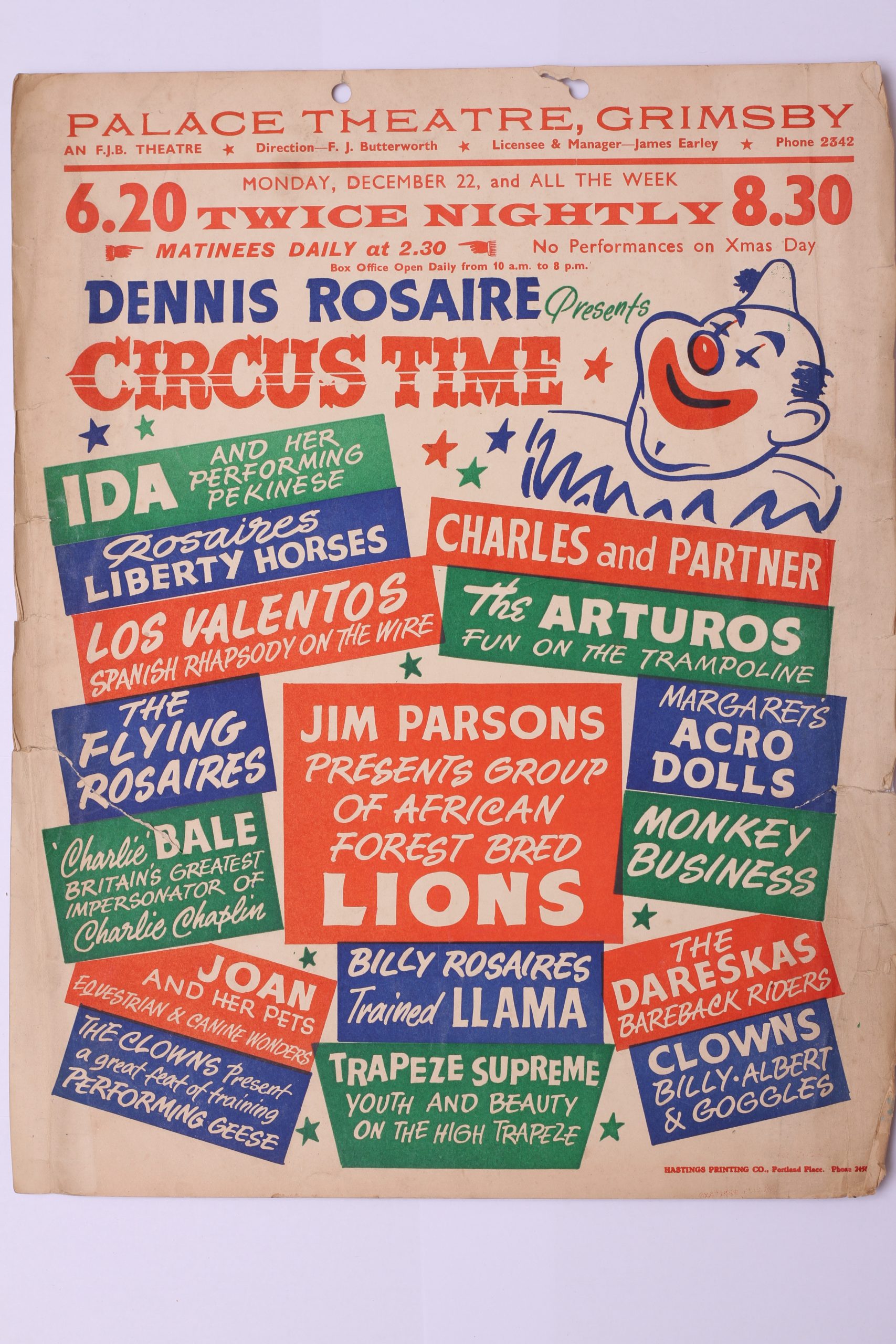 Palace Theatre Show Posters - West Marsh Heritage